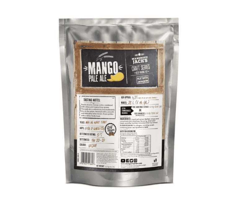 Mangrove Jacks Craft Series Mango Pale Ale - Home Brew Supplies NZ ...
